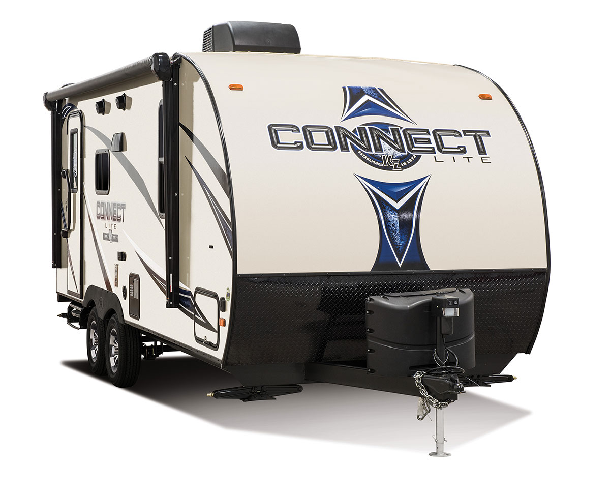 2017 Connect Lite C201QB Ultra Lightweight Travel Trailer | KZ RV