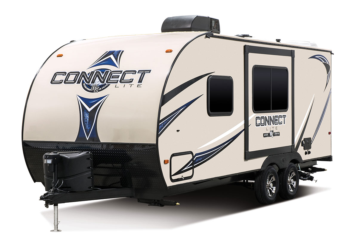 2017 Connect Lite C201QB Ultra Lightweight Travel Trailer | KZ RV
