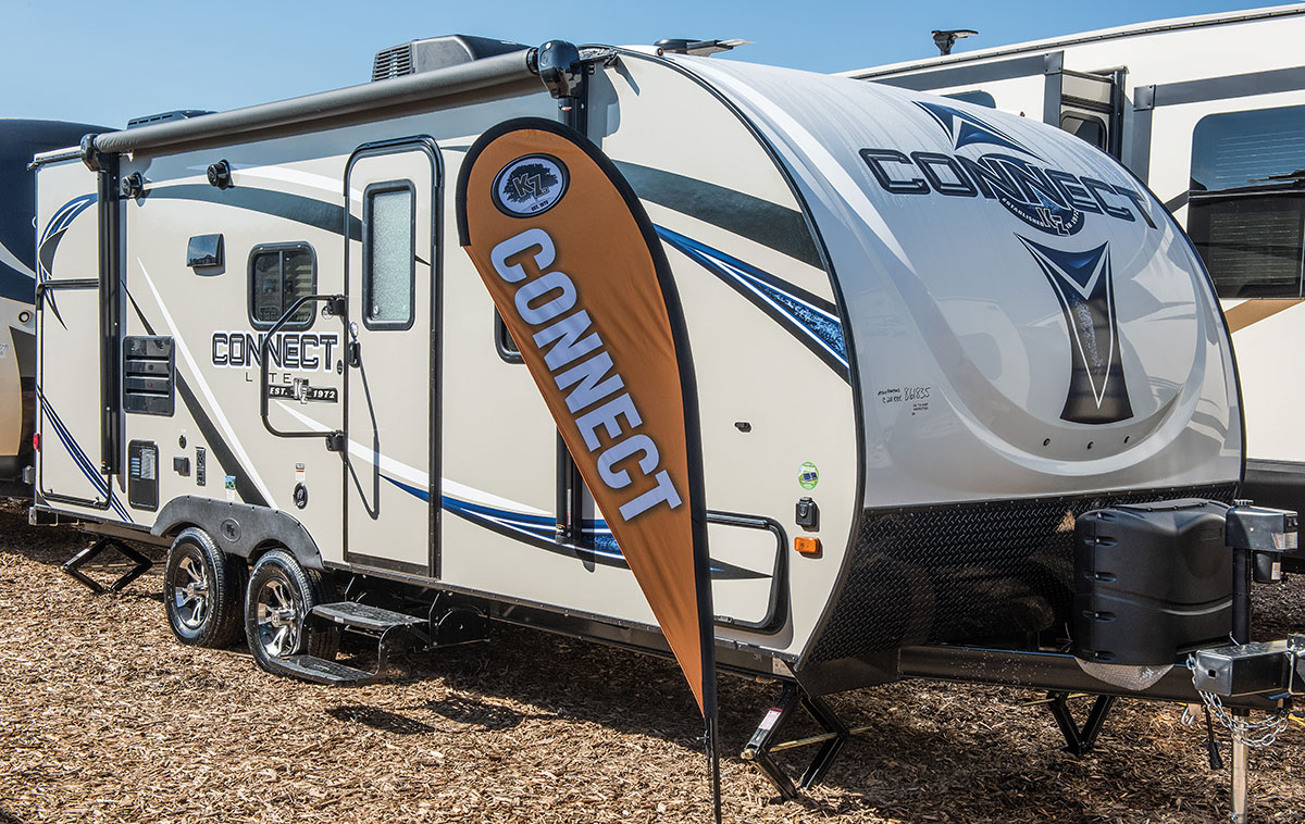 2017 Connect Lite C211RBK Ultra Lightweight Travel Trailer | KZ RV