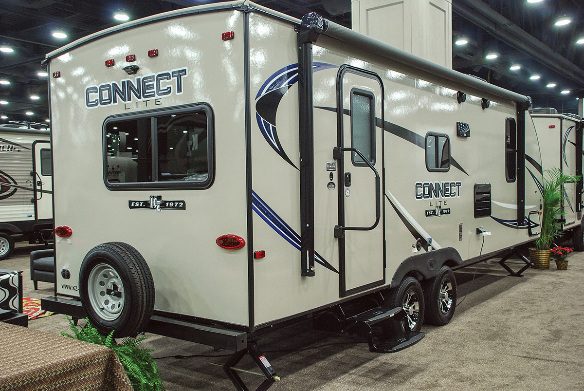 2017 Connect Lite C221RD Ultra Lightweight Travel Trailer | KZ RV