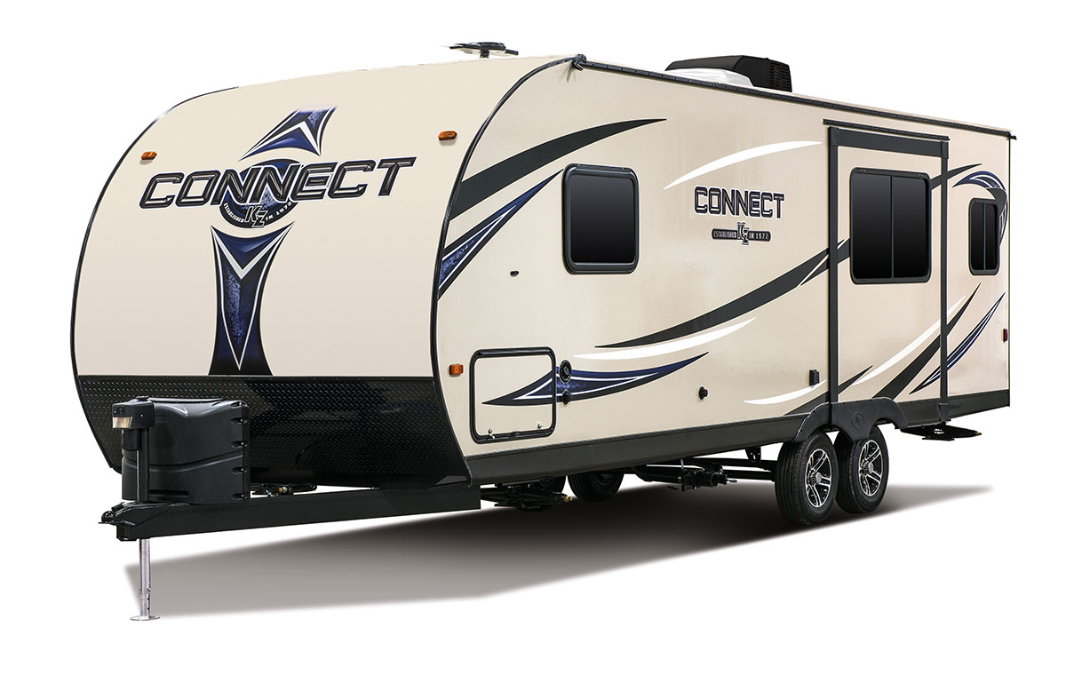 2017 Connect C241RLK Lightweight Travel Trailer | KZ RV