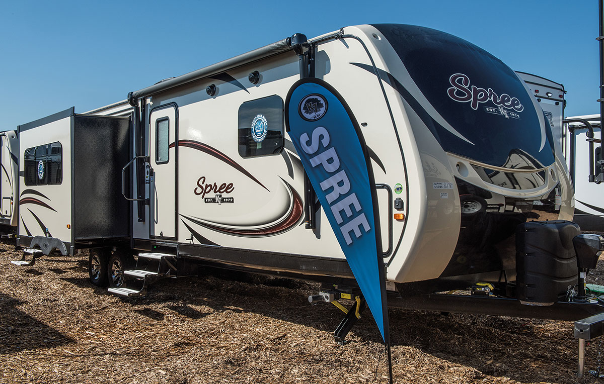 2017 Spree S323RK Luxury Lightweight Travel Trailer | KZ RV