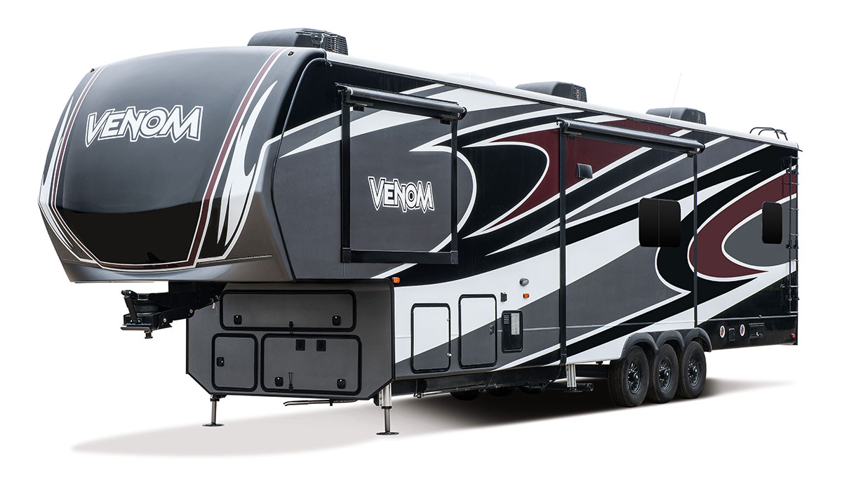 2017 Venom V3911TK Luxury Fifth Wheel Toy Hauler | KZ RV