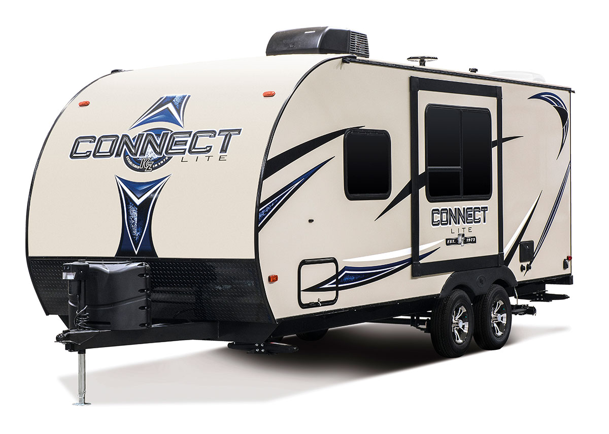 2018 Connect Lite C201QB Ultra Lightweight Travel Trailer | KZ RV