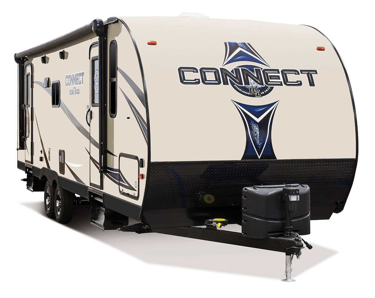 2018 Connect C261RL Lightweight Travel Trailer | KZ RV