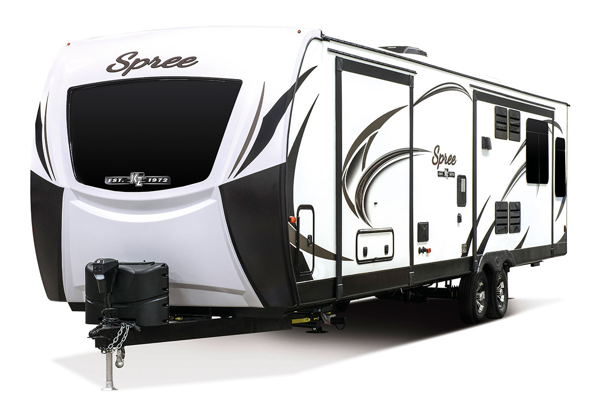2018 Spree S343RSK Luxury Lightweight Travel Trailer | KZ RV