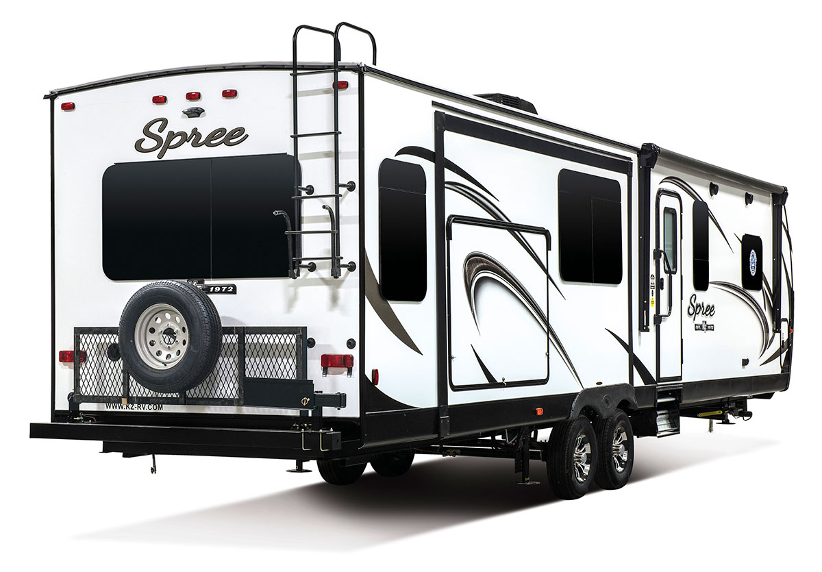 2018 Spree S343RSK Luxury Lightweight Travel Trailer | KZ RV