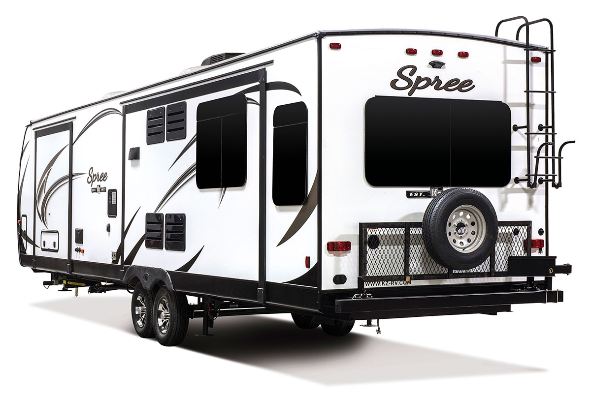 2018 Spree S343RSK Luxury Lightweight Travel Trailer | KZ RV