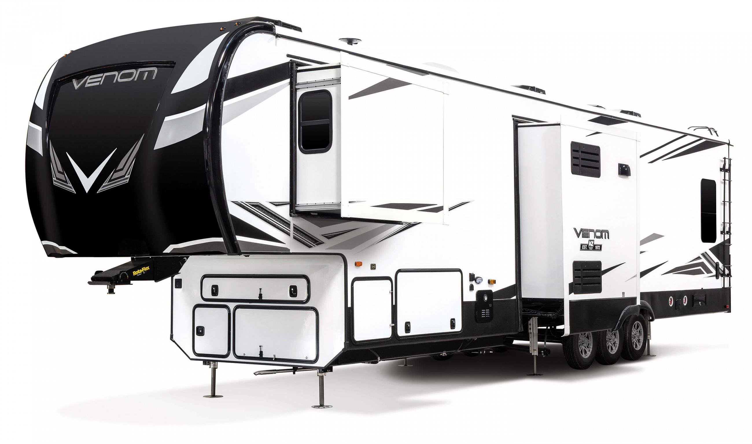 2022 Venom Fifth Wheel Toy Hauler Photos | KZ RV