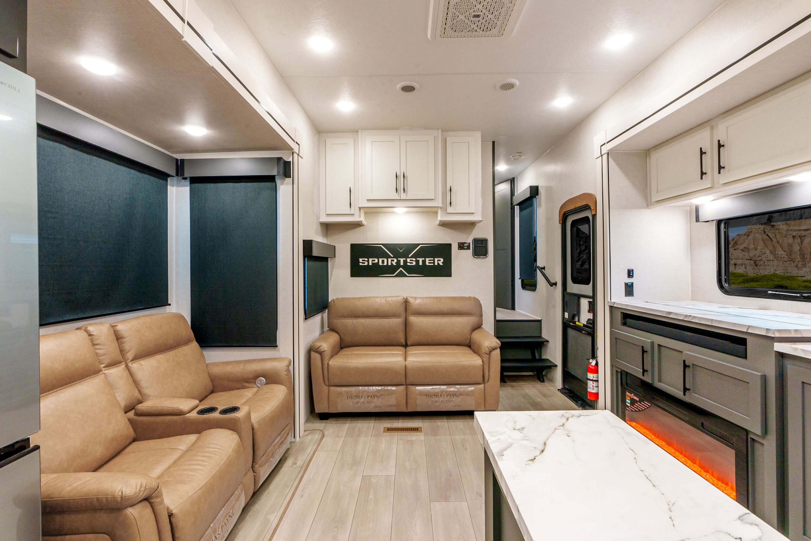 Sportster X 3914X Fifth Wheel Toy Hauler | KZ RV