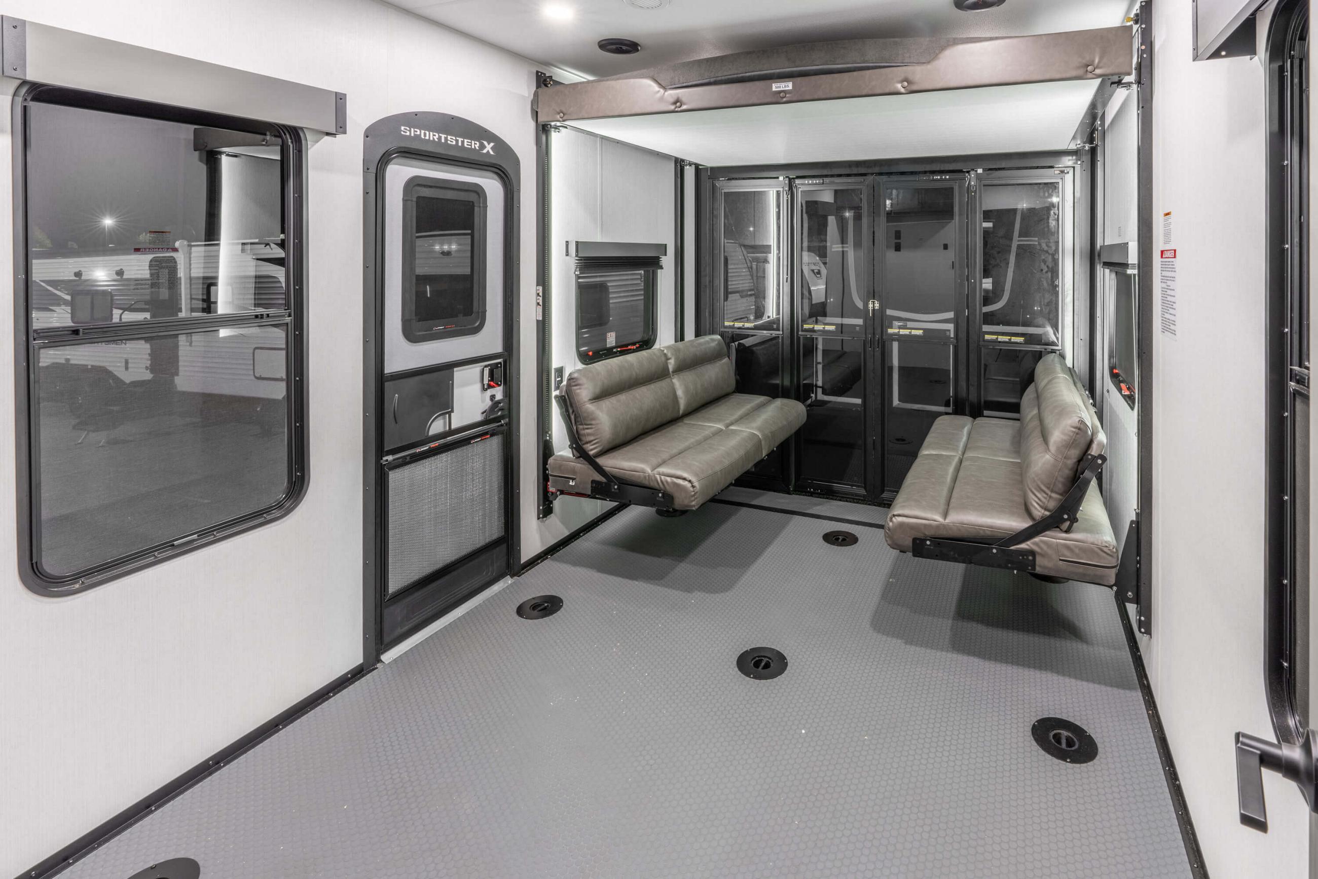 Sportster X 33X Travel Trailer Toy Hauler | KZ RV